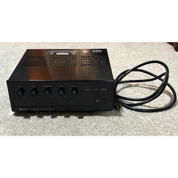 TOA | Portable Audio & Video | Toa Bg15 Integrated Mixer Amplifier ...
